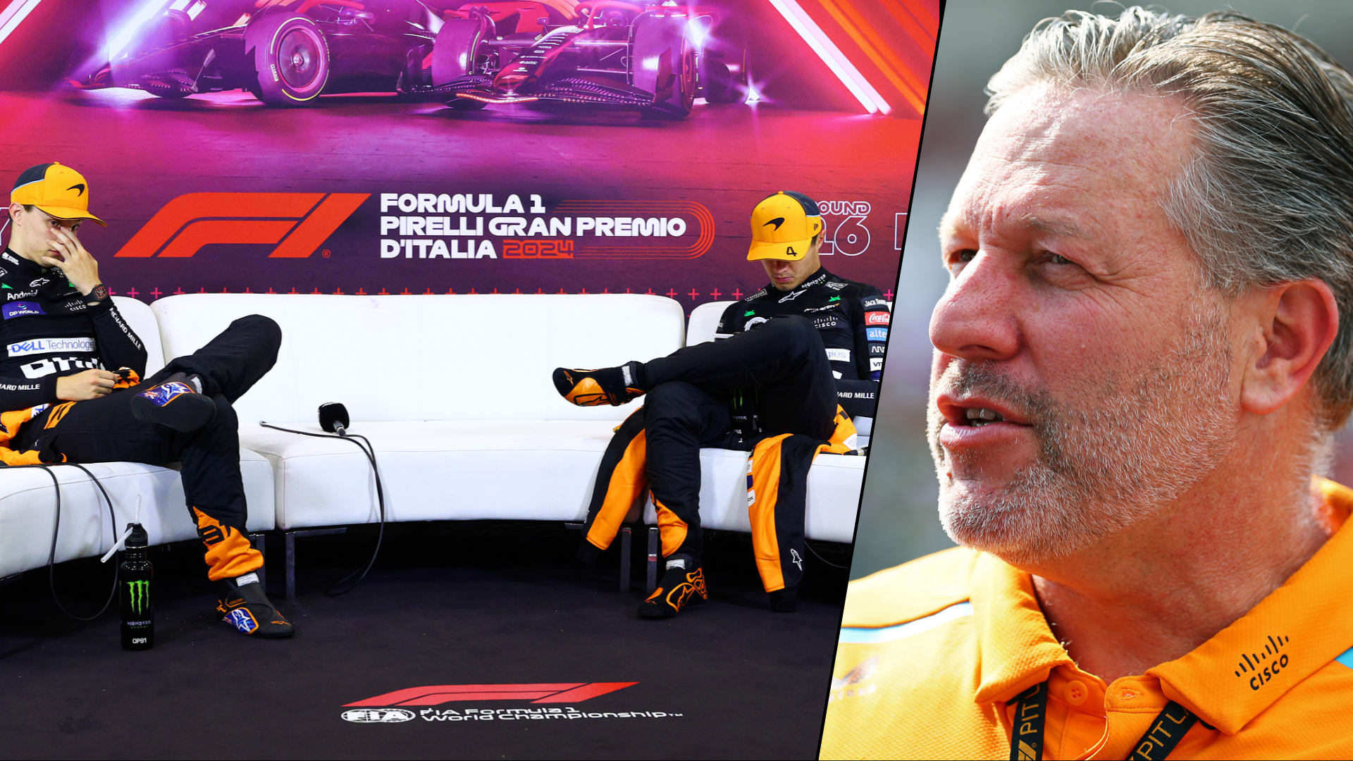 Zak Brown opens up on ‘papaya rules’ and McLaren team orders debate as Lando Norris misses out ...